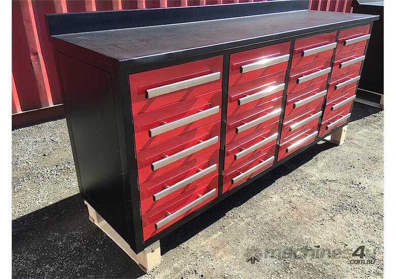 New 20 DRAW WORK BENCH 20 Draw Work Bench Cabinet Work Benches in ...