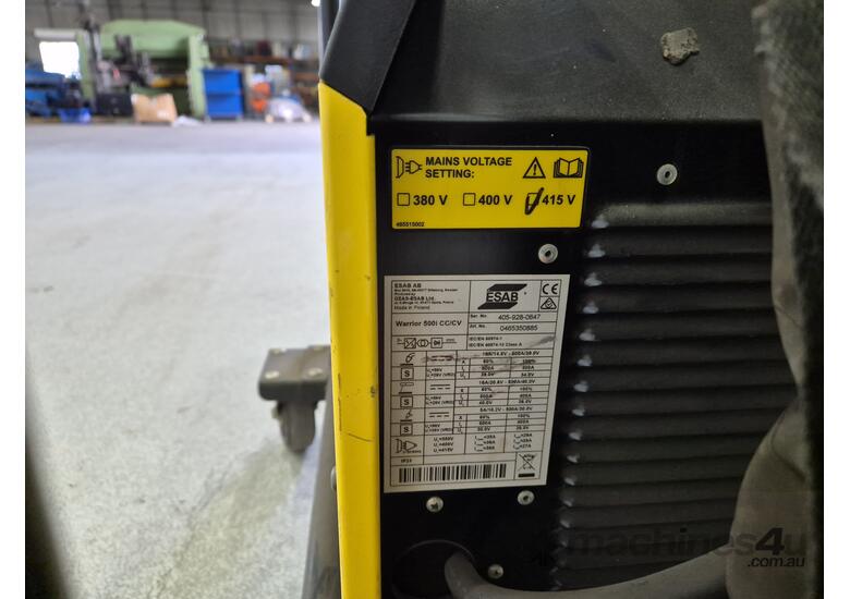 Used esab ESAB Warrior 500i cc cv Welding Machines in , - Listed on ...