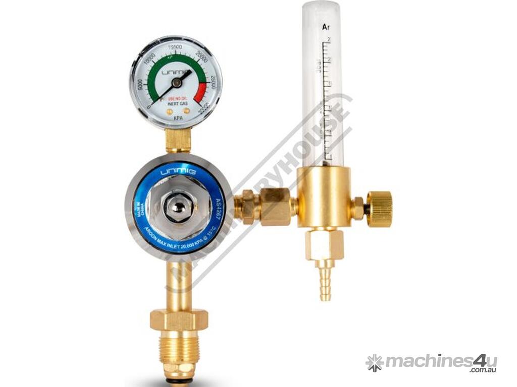 New unimig Argon Gas Regulator-Bobbin Flowmeter Suits Cylinders with AS ...