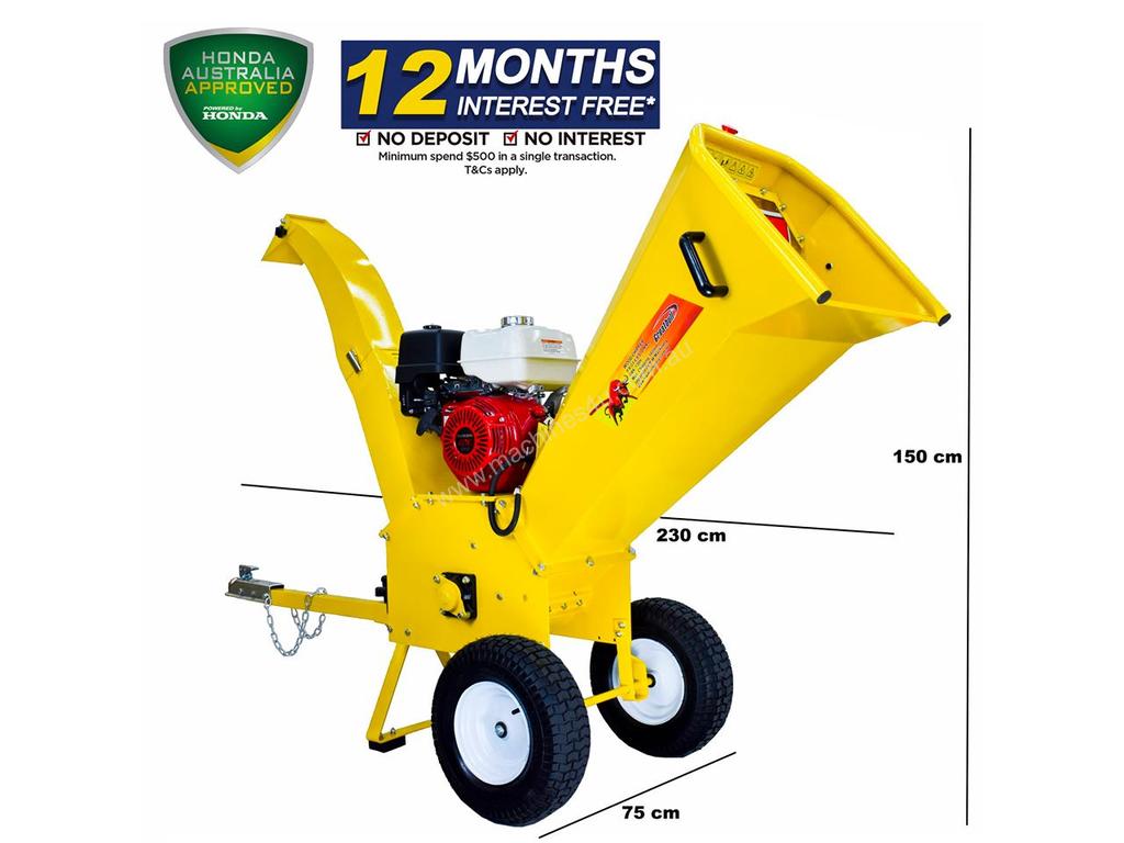 New 2018 Greatbull Greatbull Wood Chipper GBK130H - Honda GX390 Engine ...