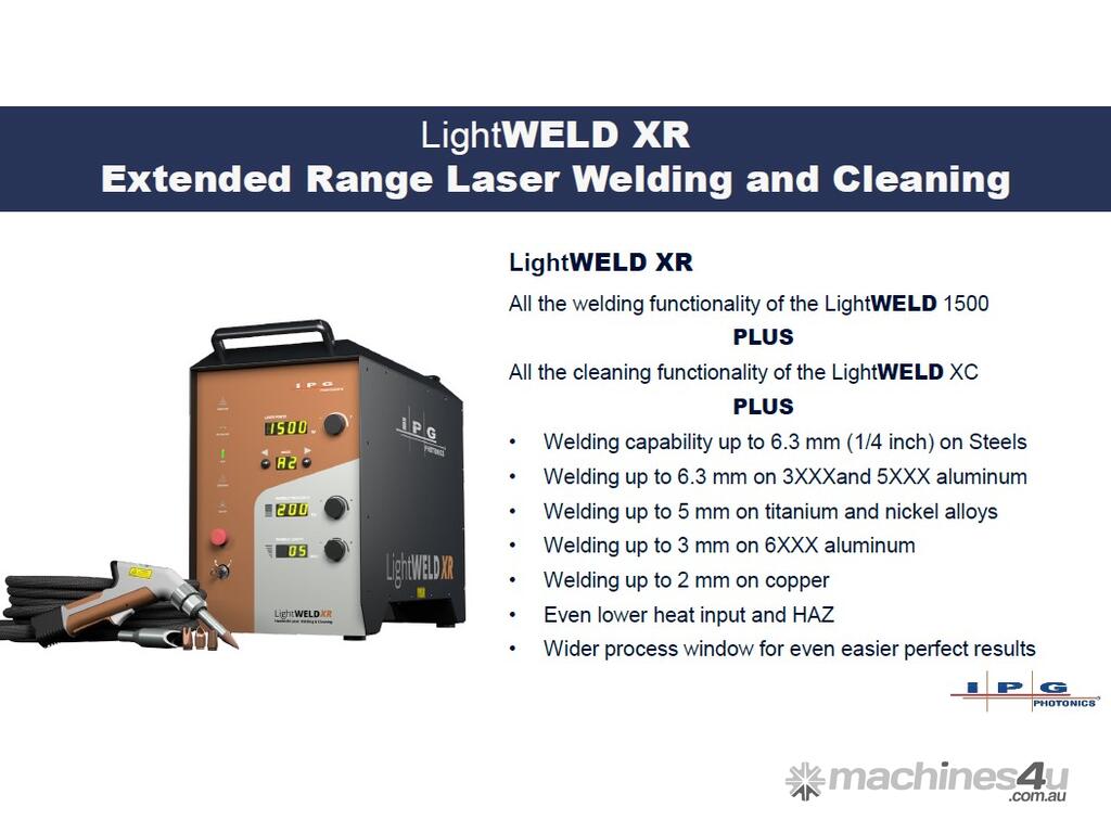 New 2022 IPG LightWeld XR Multi-Process Welders in HALLAM, VIC