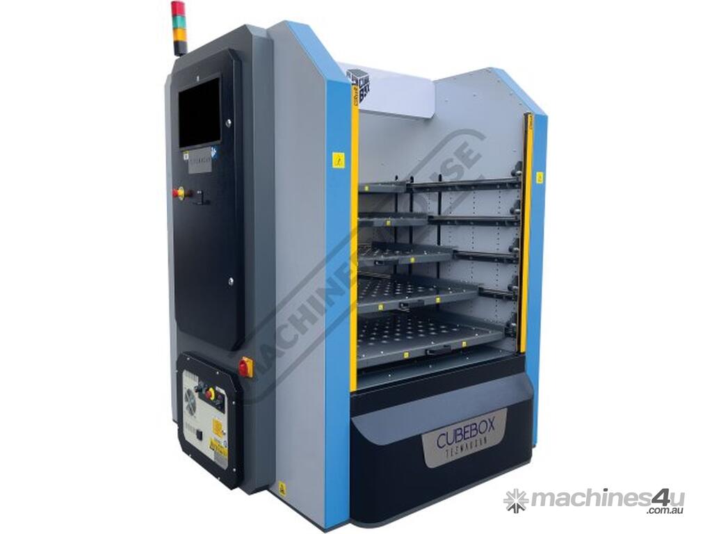 New CUBEBOX CUBEBOX Multi Pallet Robotic CNC Machine Tending 5 Draw ... New CUBEBOX CUBEBOX Multi Pallet Robotic CNC Machine Tending 5 Draw ...