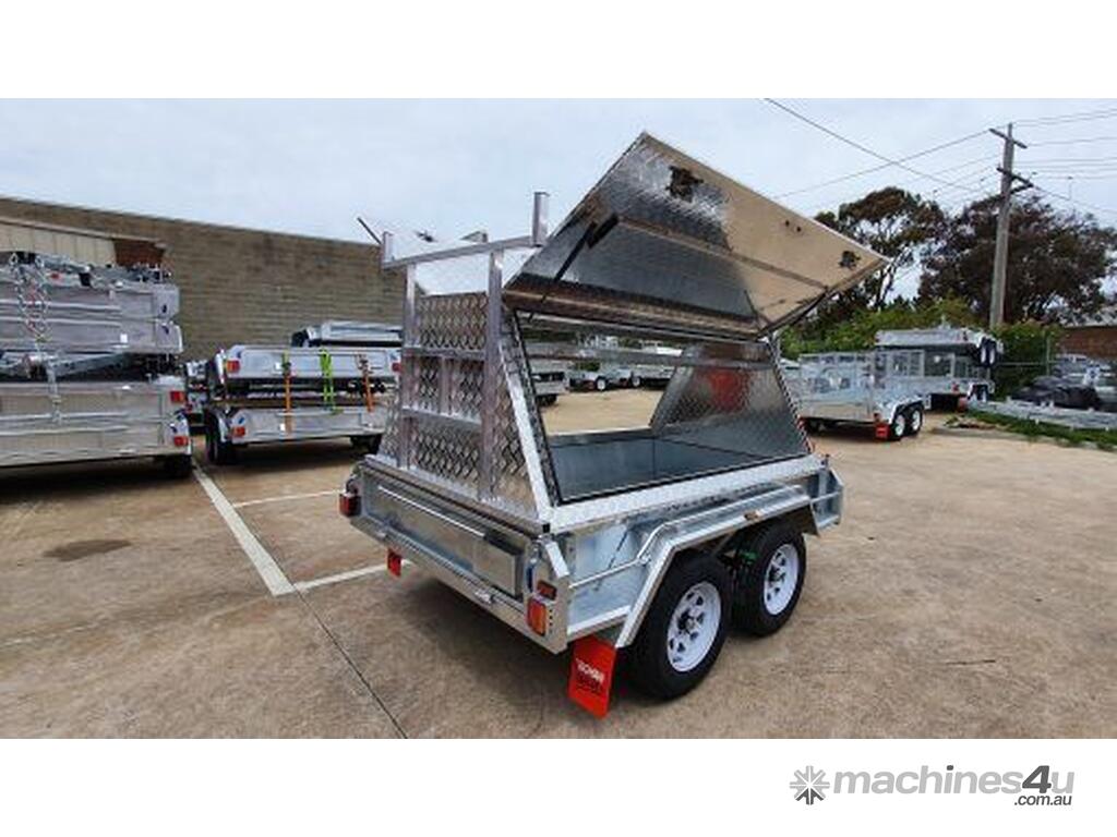 Buy New big man 8x5 Tandem Axle Tradesman Trailer 2 Way Open Doors ...