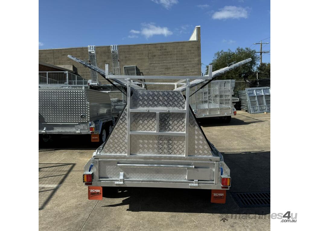 Buy New big man 8x5 Tandem Axle Tradesman Trailer 2 Way Open Doors ...