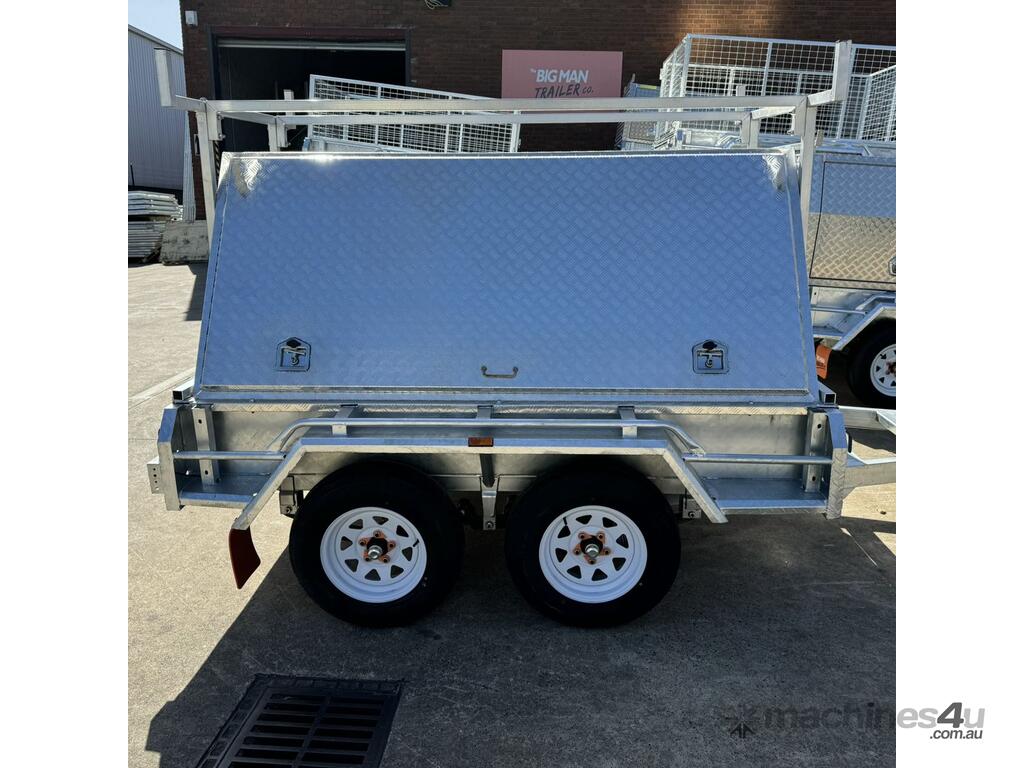 Buy New big man 8x5 Tandem Axle Tradesman Trailer 2 Way Open Doors ...