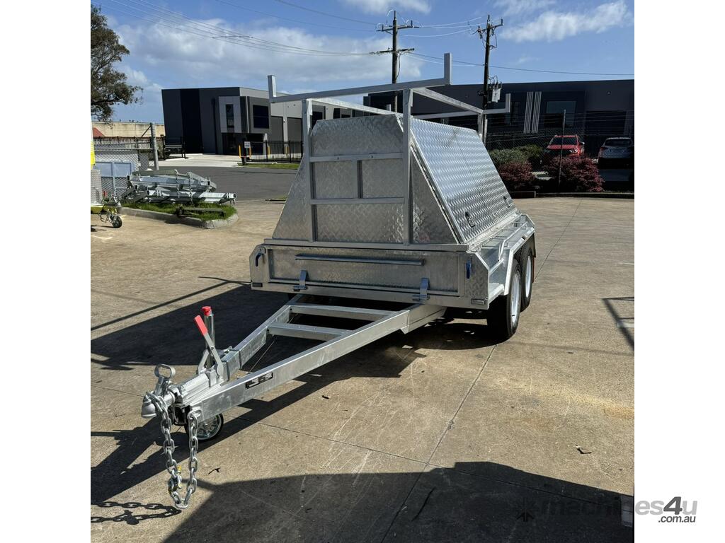 Buy New big man 8x5 Tandem Axle Tradesman Trailer 2 Way Open Doors ...