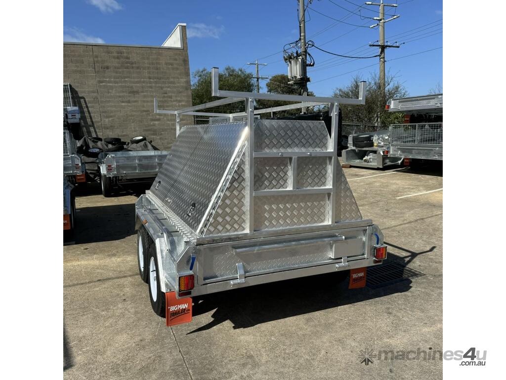 Buy New big man 8x5 Tandem Axle Tradesman Trailer 2 Way Open Doors ...