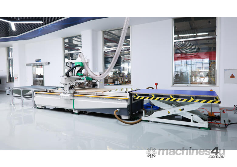 New 2024 aaron AARON 3700 1830mm Auto Loading unloading flat bed 12 Linear tool changer nesting ...