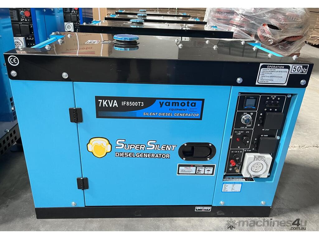 Buy Used 2024 Unused 7kva 3-Phase Silent Diesel Generator - IF8500T3 ...