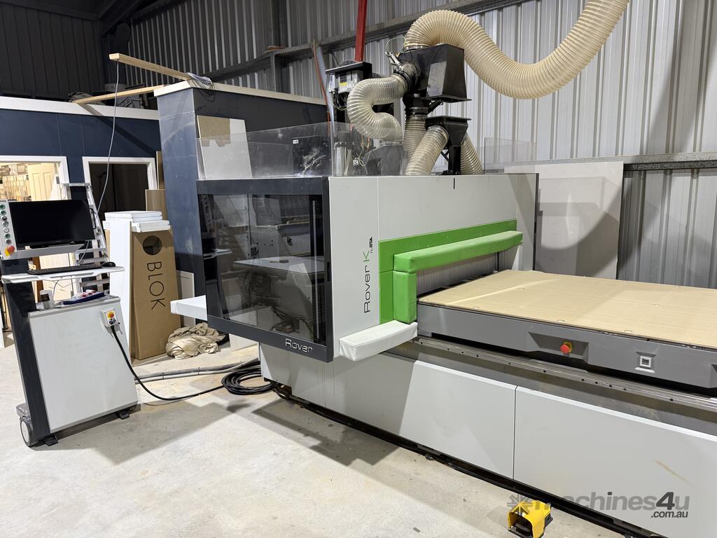 Used 2022 Biesse CNC Machine - Biesse Rover K FT 1224 Sweeper Flatbed ...