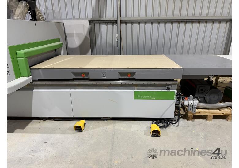 Used 2022 Biesse CNC Machine - Biesse Rover K FT 1224 Sweeper Flatbed ...