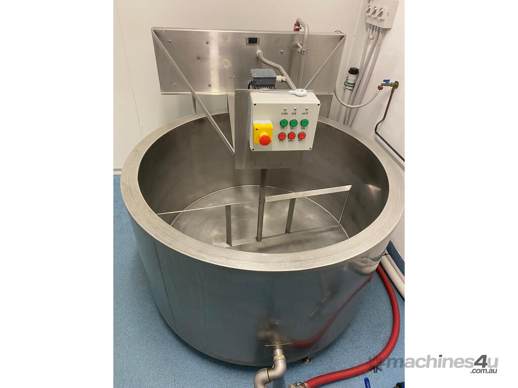 Used 2016 Custom Made Multipurpose Milk Cheese Yoghurt VAT 550L ...