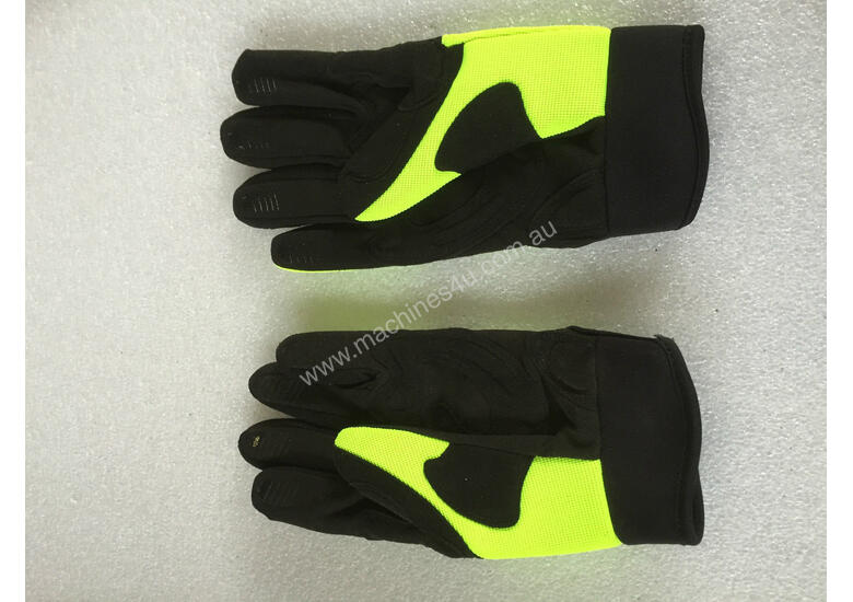 New msa MSA Hi Viz Mechanics Anti-Vibration Gloves - Large Safety ...