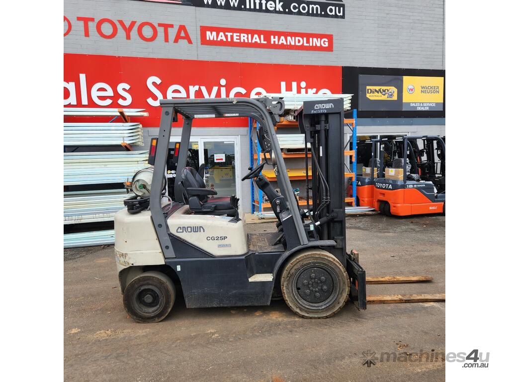 Used 2006 Crown CG25 CG25P-3 Counterbalance Forklifts in GRIFFITH, NSW ...