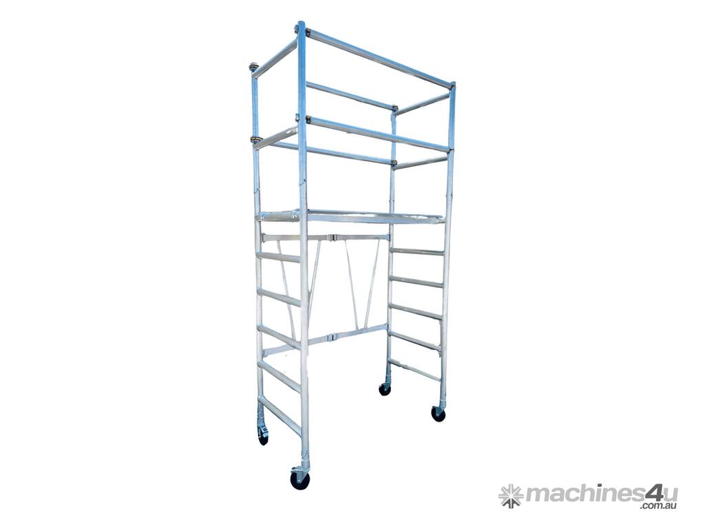 New Tools Galore 4 2m Reach Mobile Scaffold Base Unit Guardrail Pack ...