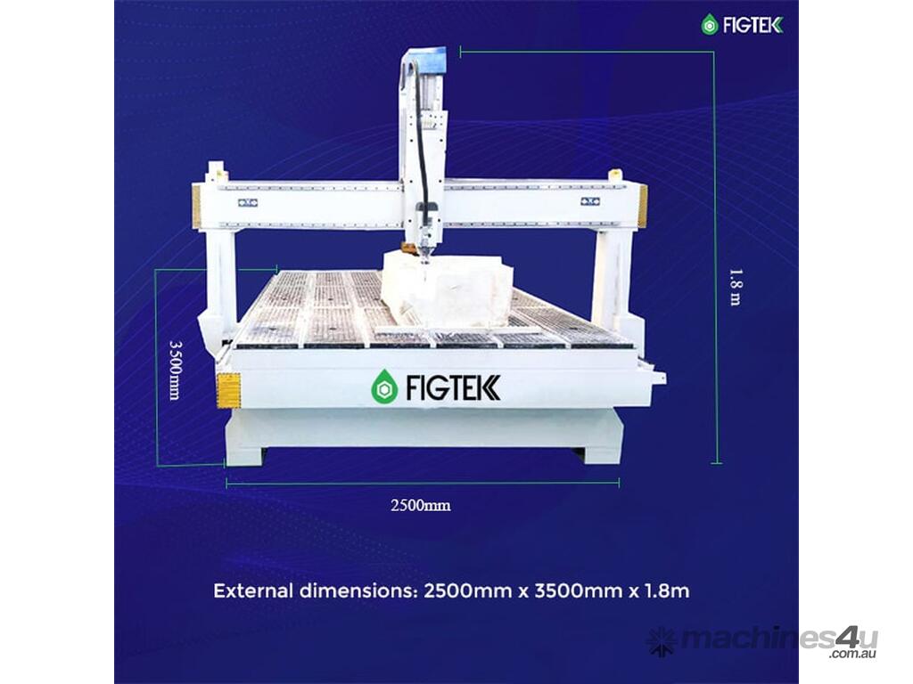 New 2024 CNC Router FIGTEK CNC Router 2030 500mm Z Axis Flatbed Nesting ...