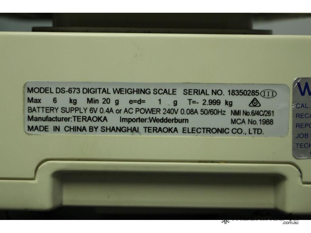 used Wedderburn DS-673 Weighing Scales (1012051)