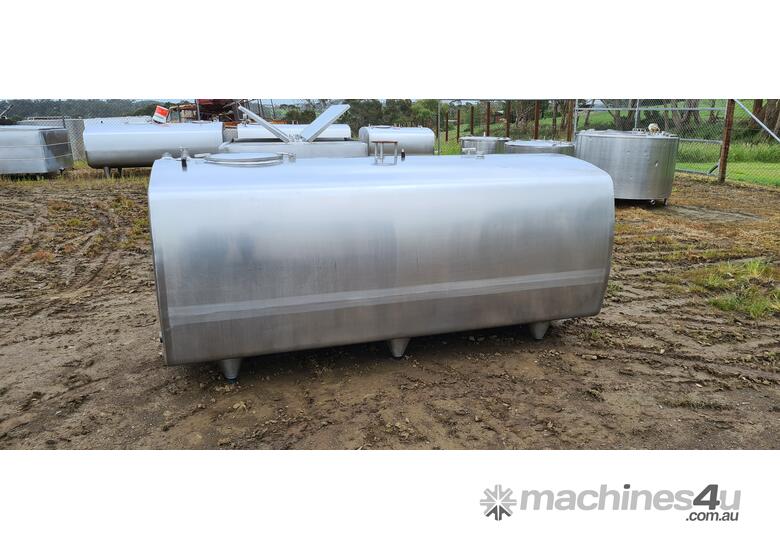 Used alfa laval STAINLESS STEEL TANK MILK VAT 2300lt Stainless Steel ...