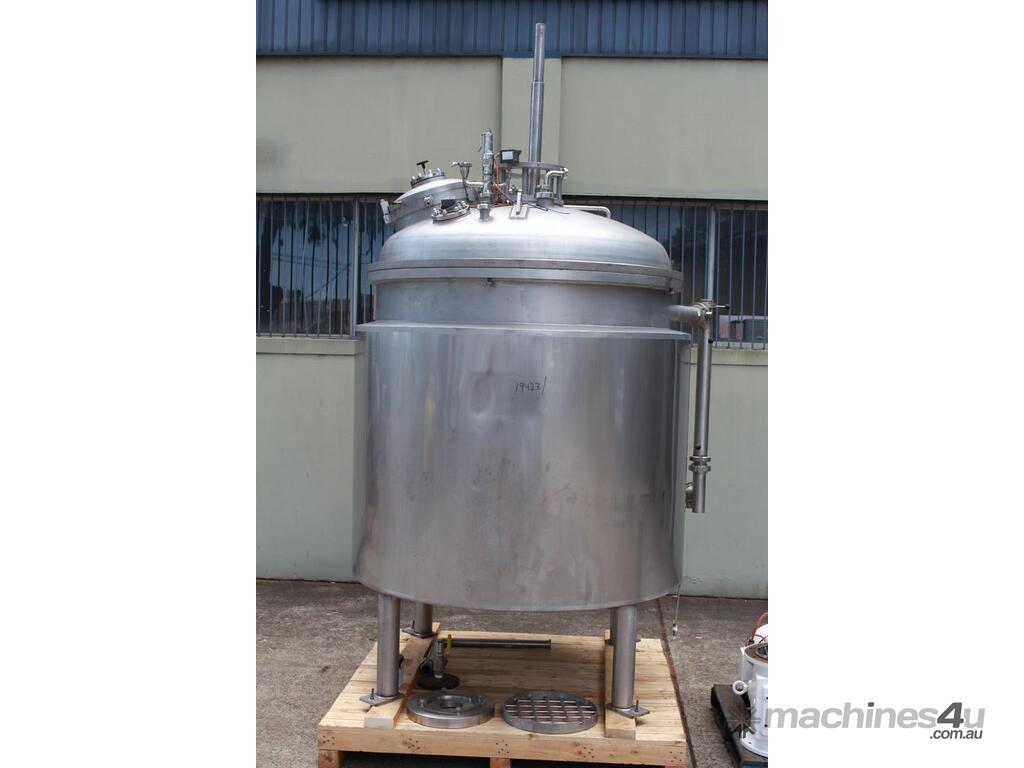 used Lexa-Mix/Indo Lava/TetraPak Stainless Steel Jacketed Pressure ...