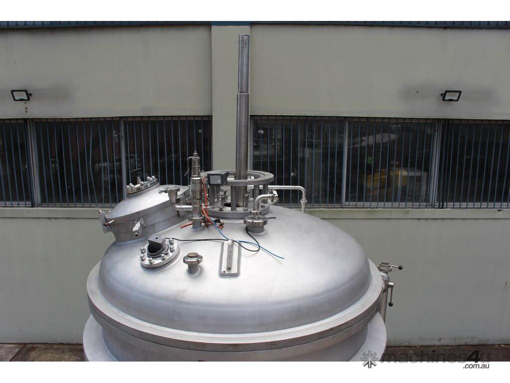 used Lexa-Mix/Indo Lava/TetraPak Stainless Steel Jacketed Pressure ...