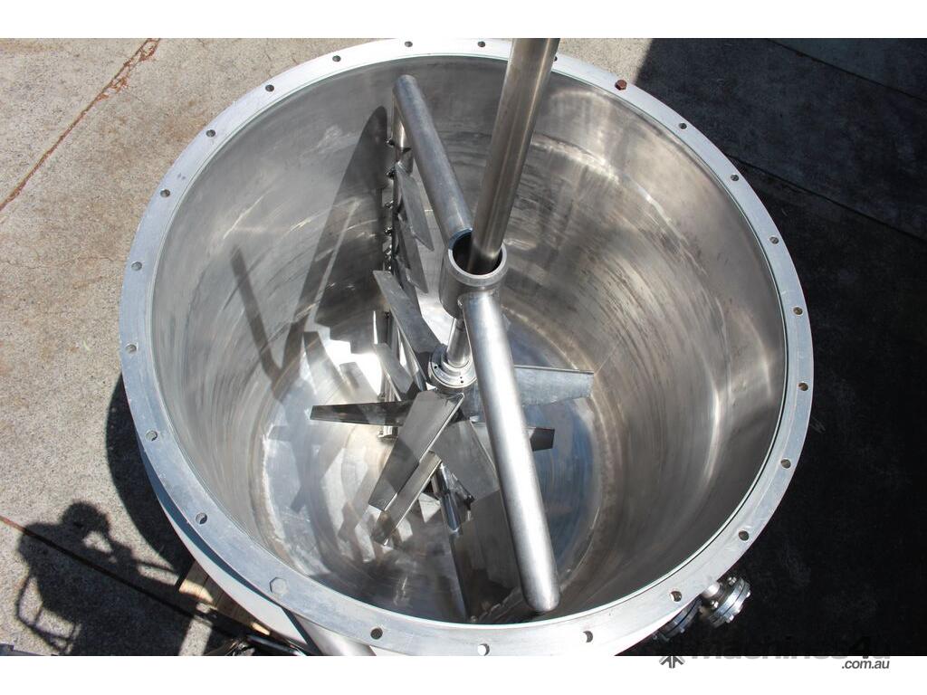 used Lexa-Mix/Indo Lava/TetraPak Stainless Steel Jacketed Pressure ...