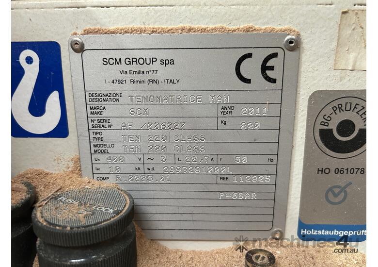 Used 2011 SCM Ten 220 Class Tenoning Machine Tenoner in , - Listed on Machines4u