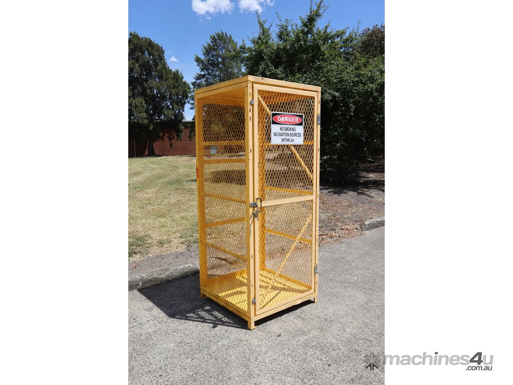 Used pratt Tall Class 2 Flammable Gas Cylinder Aerosol Storage Mesh ...
