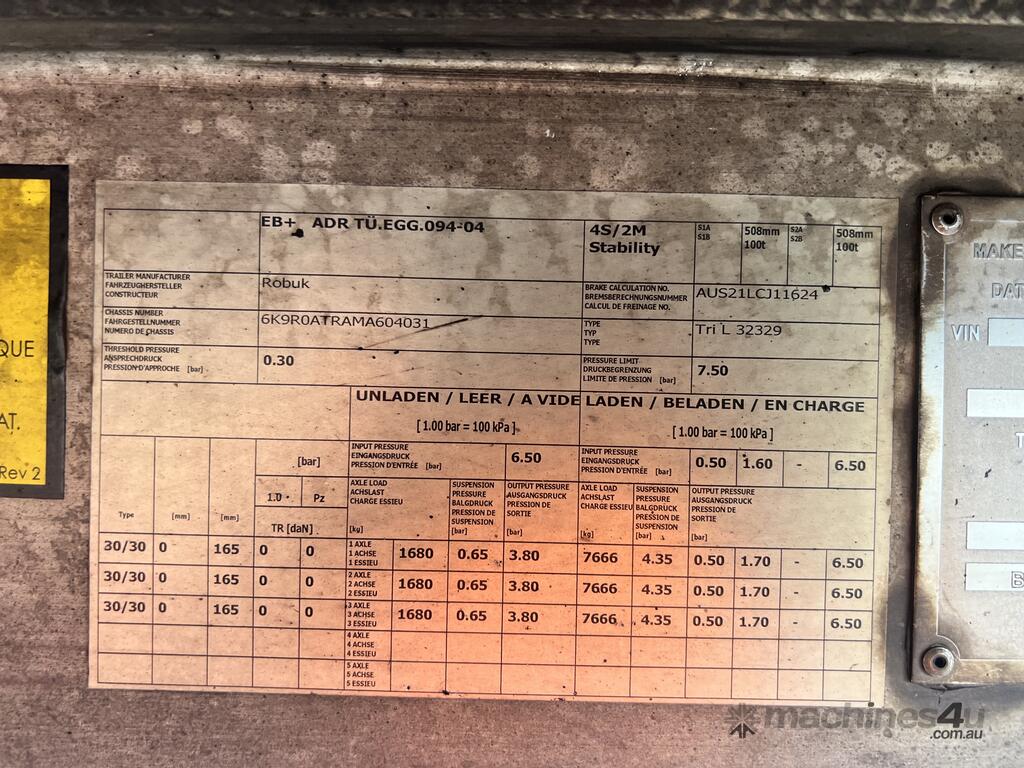 Buy Used 2021 Robuk A TRAILER Tipping Trailers (1107352)