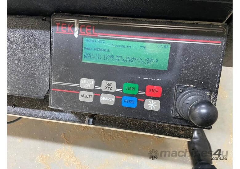 Used 2007 CNC-TECH CNC Tekcel Router machine- for cabinets and signage ...