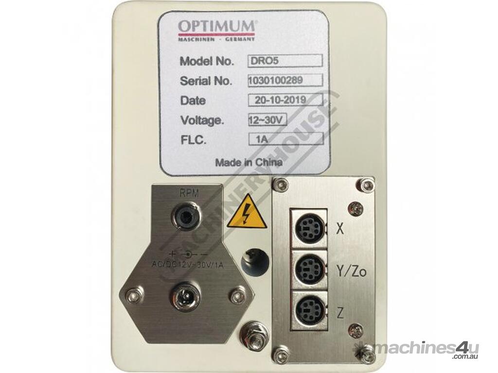 New optimum DRO5 3-Axis Optimum Digital Readout Counter - 1 m Includes ...