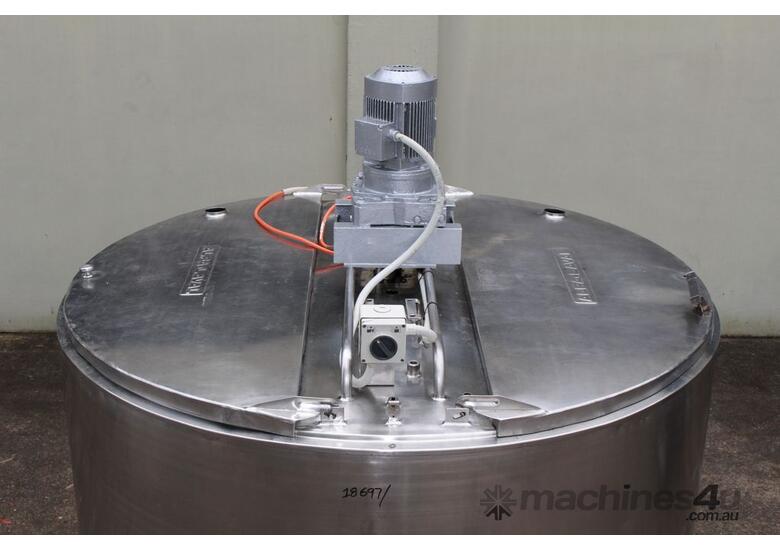 used alfa laval Stainless Steel Dimple Jacketed Tank Heating Tank in ...