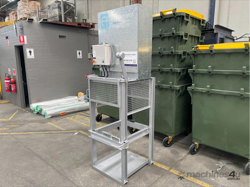 New Elephants Foot 240L STAND-ALONE BIN COMPACTOR Waste Compactors in ...