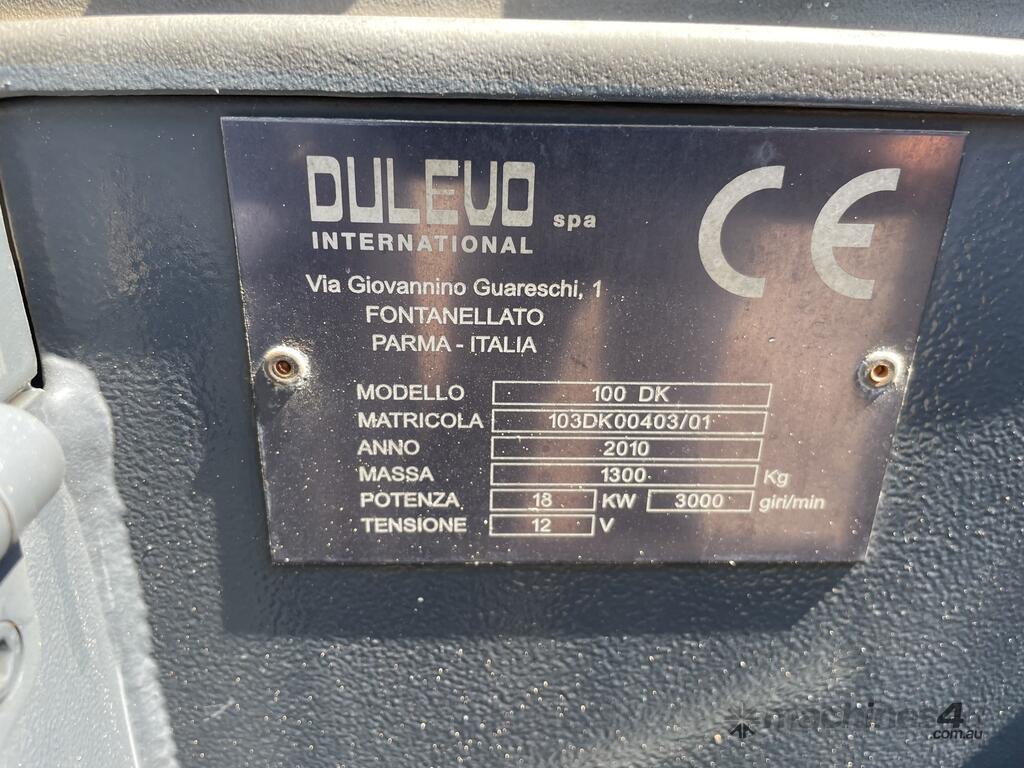 New 2010 DULEVA 2010 Dulevo International 100DK Sweeper Industrial ...