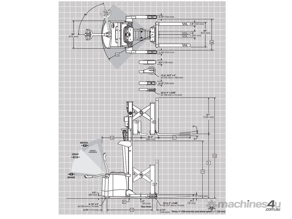 New Crown FORKPAC - CROWN SHR5540 WALKIE STACKER Walkie Stackers in ST ...