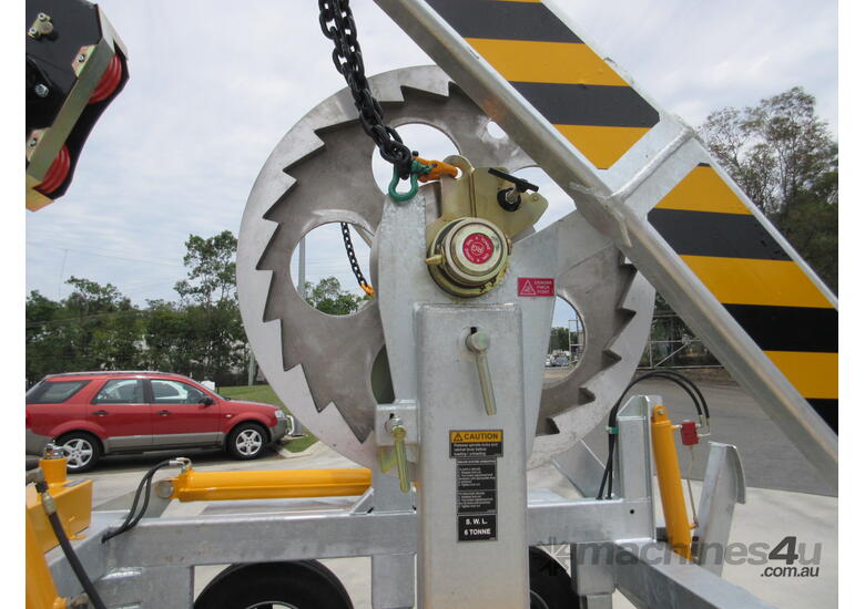 New redmond gary REDMOND GARY 6 0 Tonne Self Loading Cable Drum Trailer ...