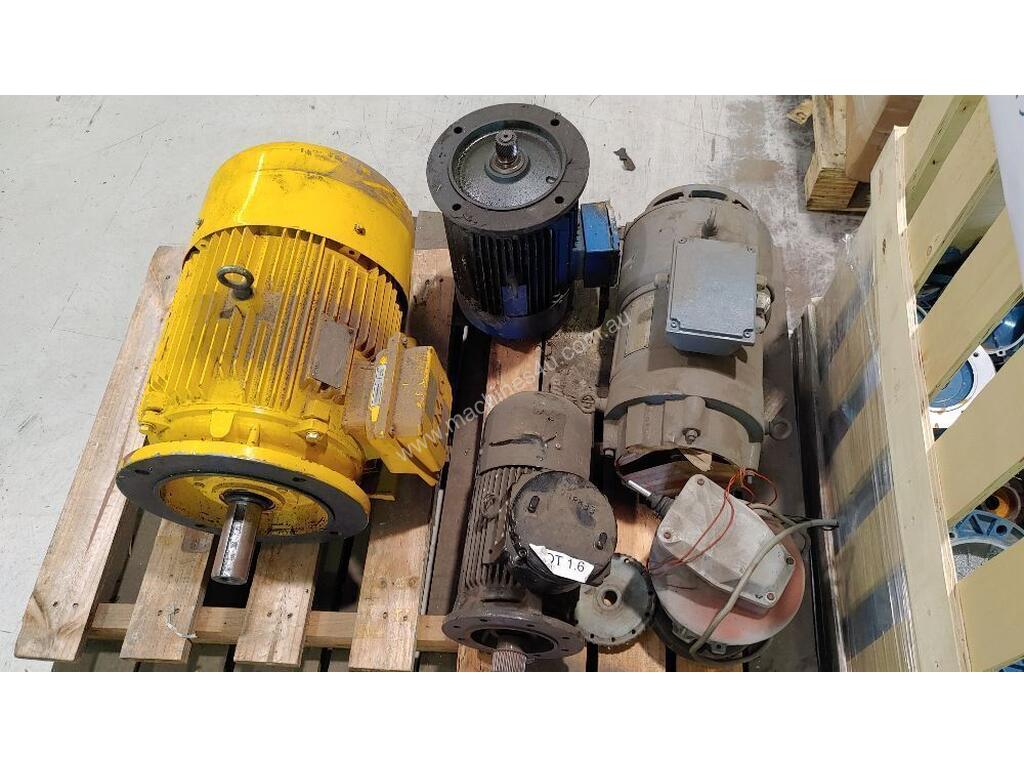 Used Pallet of Misc Electric Induction Motors Electrical Motors in ...