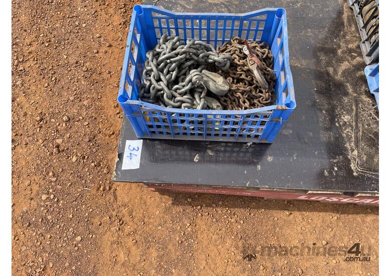 Used Crate of Assorted Chains Tooling & Accessories in , - Listed on ...