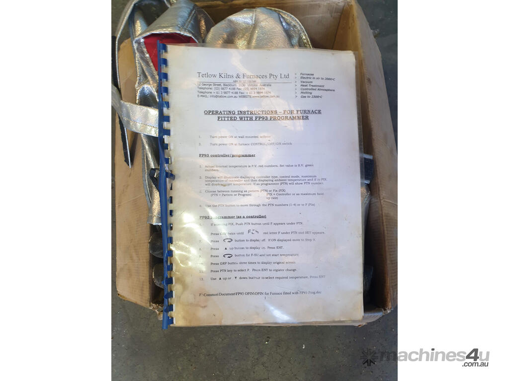 Used 2010 Tetlow K11A Ceramic Kilns in BAYSWATER NORTH, VIC