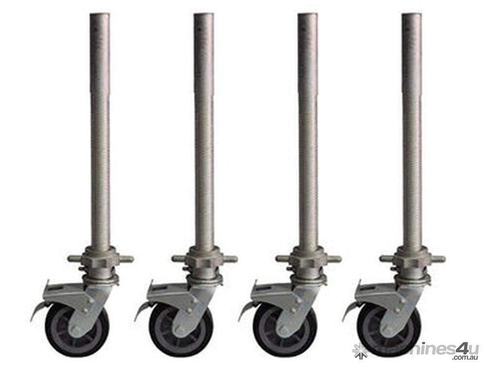 New Tools Galore 3 6m Reach Mobile Scaffold Base Unit Adjustable wheels ...