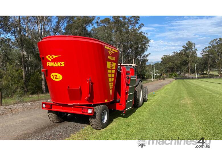 New 2015 Fimaks 2025 Fimaks 12m3 Vertical Feed Mixer Vertical Feed ...