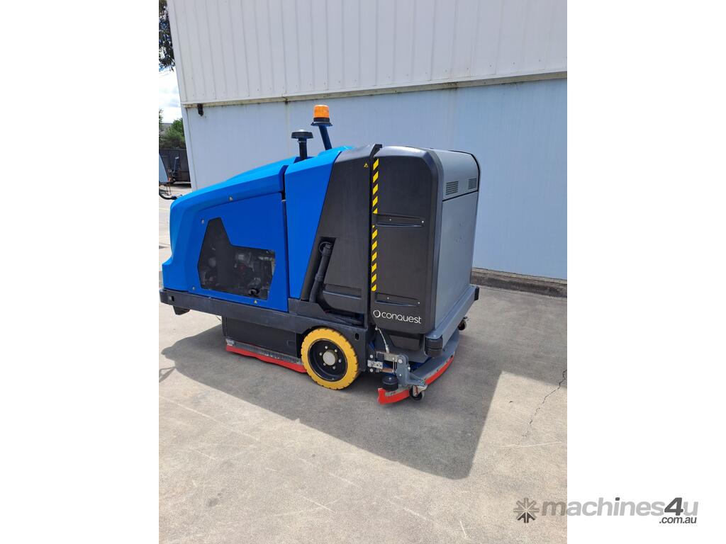Used 2021 Conquest Industrial CC1200 Diesel Ride On Sweeper Scrubber ...