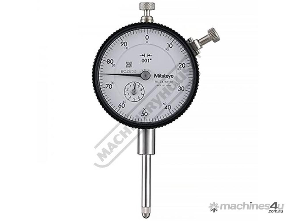 New mitutoyo 2416A Dial Indicator 0-1 Measuring Range Continous Scale ...