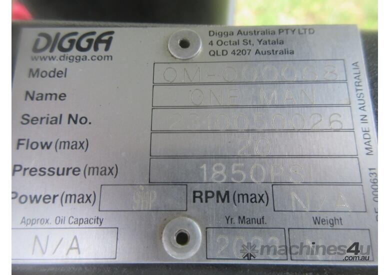 Used 2023 digga 2023 Digga One Man Post Hole Borer Post Hole Borers in ...