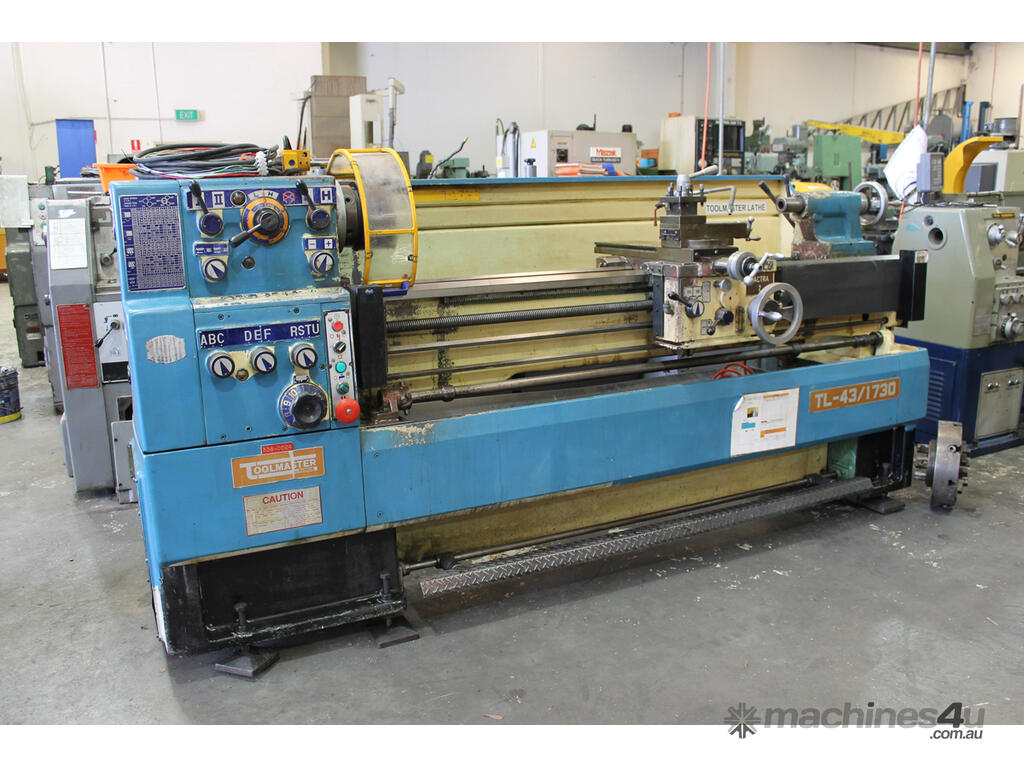 Used 1990 toolmaster TL 43 x 1730 Gap Bed Lathes (906855)