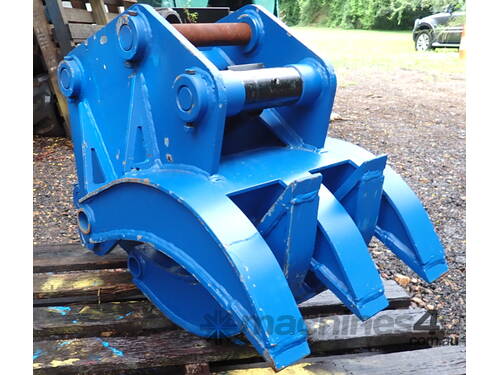 New New 5-10 ton 50mm Pin Excavator Hydraulic Grapple Grab Excavator ...