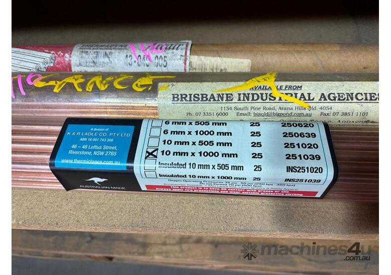 Used QUANTITY LANCE RODS - VARIOUS SIZES QUANTITY LANCE RODS - VARIOUS ...