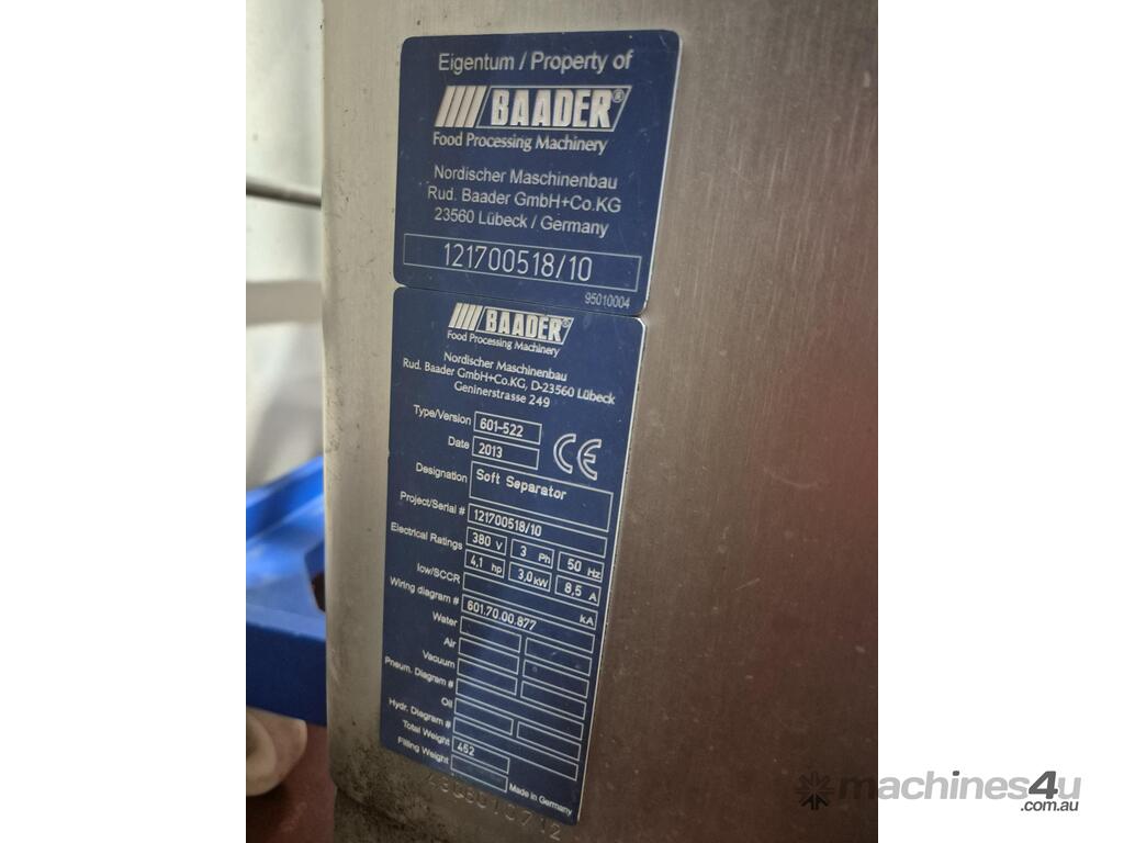 New Baader 601-522 Meat Processing Equipment (1152056)