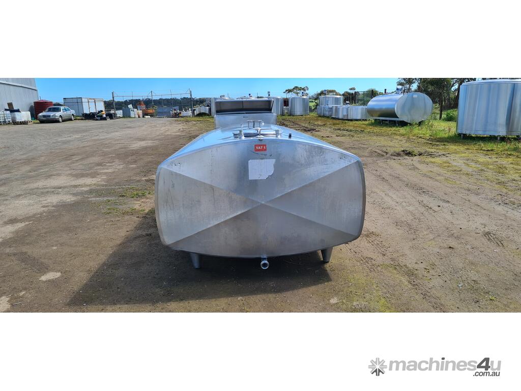 Used alfa laval STAINLESS STEEL TANK MILK VAT 3000lt Stainless Steel ...