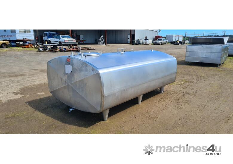 Used alfa laval STAINLESS STEEL TANK MILK VAT 3000lt Stainless Steel ...