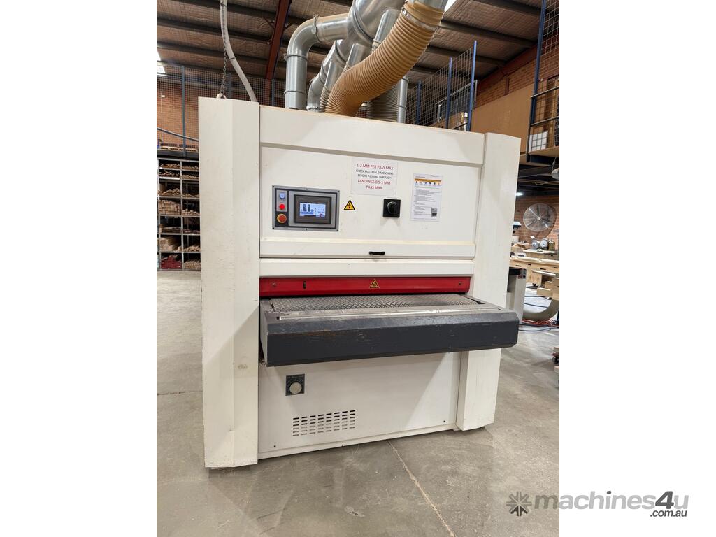 Used 2016 teco Planer Head Sander 1300mm Wide Wide Belt Drum Sanders ...